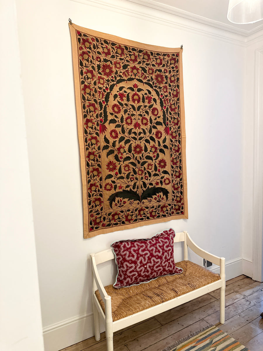 Amazing Vintage Suzani ‘Tree of Life’ Wall Hanging – Litten Tree Antiques