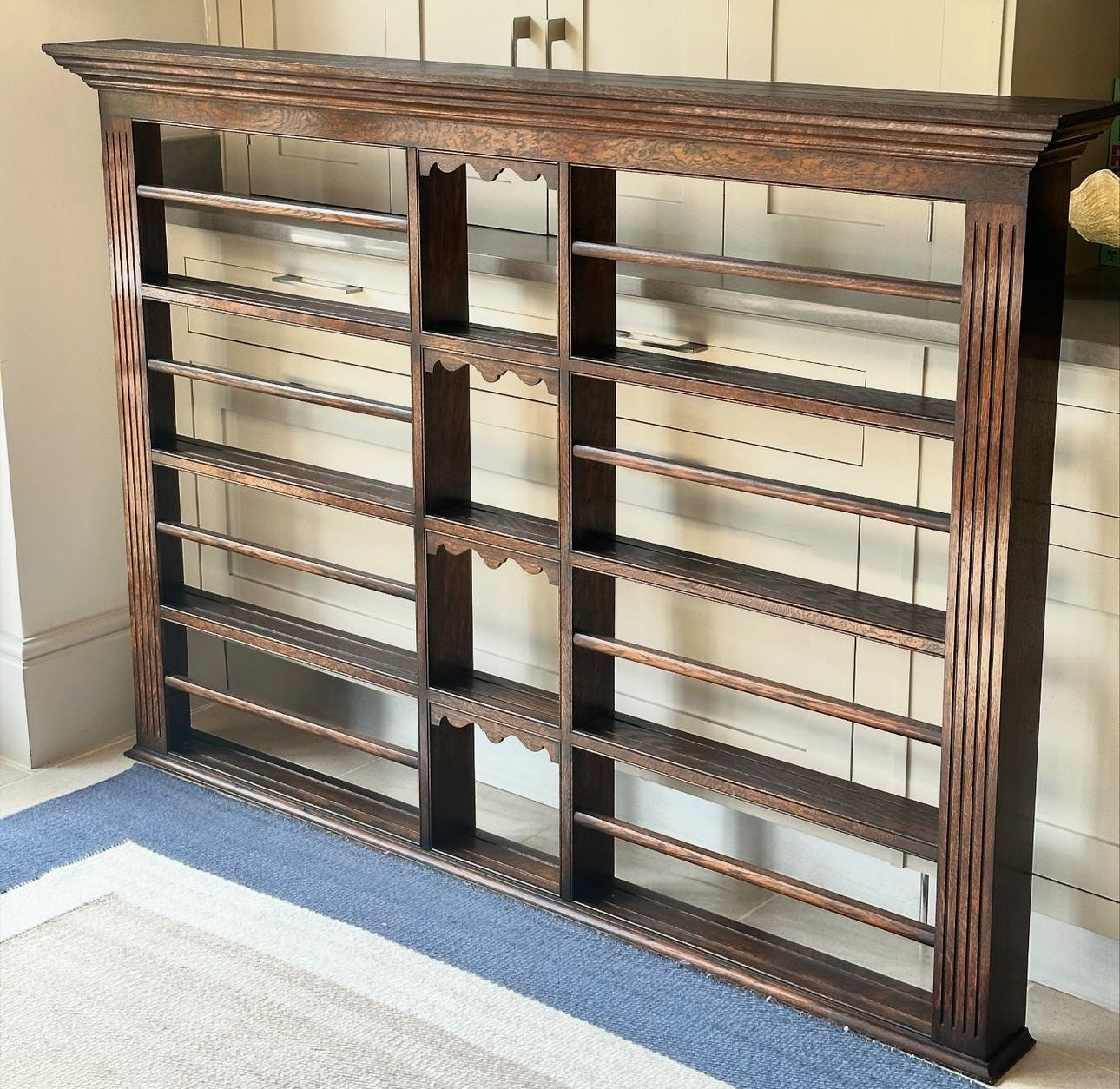 Large Oak 20th Century Delft Rack – Litten Tree Antiques
