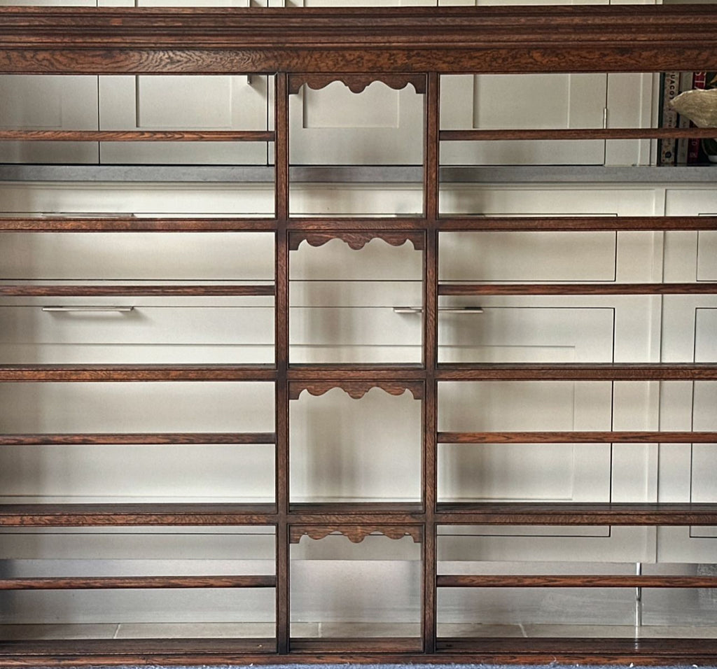 Large Oak 20th Century Delft Rack – Litten Tree Antiques