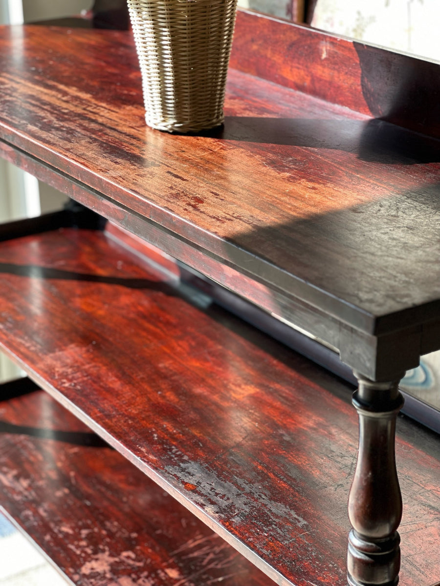 Long Mahogany Buffet – Litten Tree Antiques