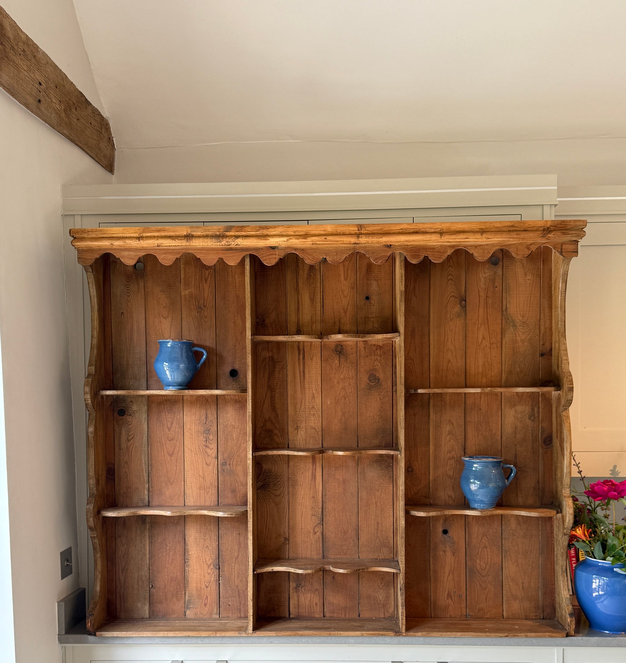 Early 20th Century Pine Delft Rack