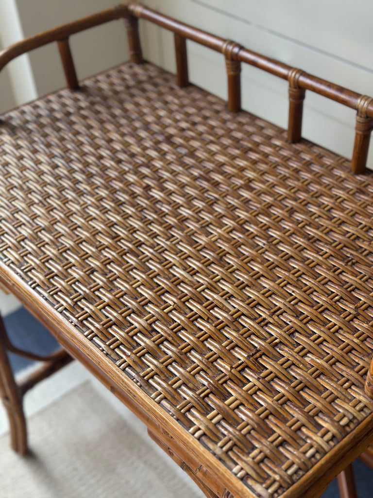 Vintage Cane Dressing Table/Desk – Litten Tree Antiques