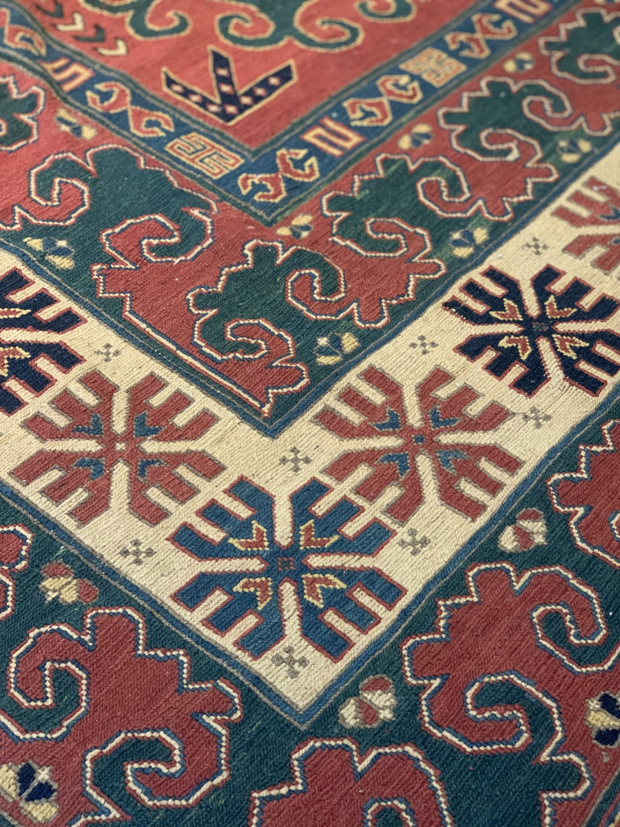 Huge Vintage Persian Heriz Rug - amazing colours and pattern – Litten ...