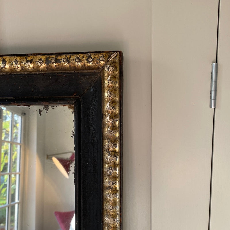 Lovely French Mirror with Gilt Bobbin Edge