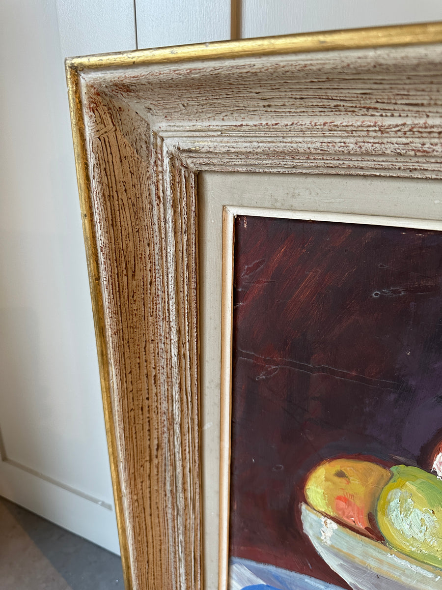 Colourful Naive Still Life signed Hadkinson 68 – Litten Tree Antiques